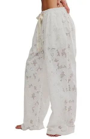 Free People Day Drift Eyelet Pajama Pants
