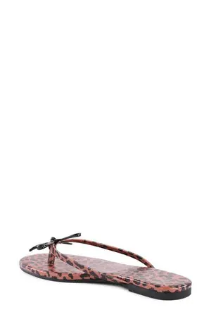 Seychelles Wish List -patterned Flip-flops - Leopard