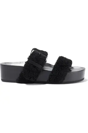 Rag & Bone Evin Leather Platform Slides