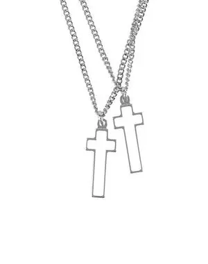 Dsquared2 Brass Necklace - Silver