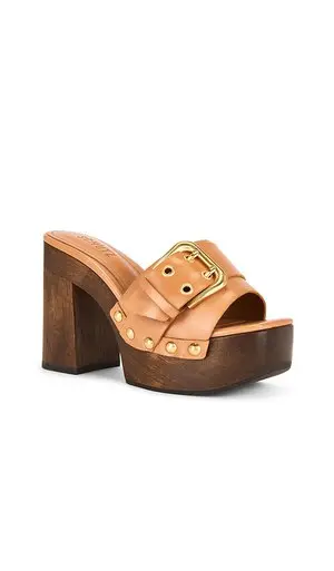 Schutz Irie Platform Sandal - Earth Clay