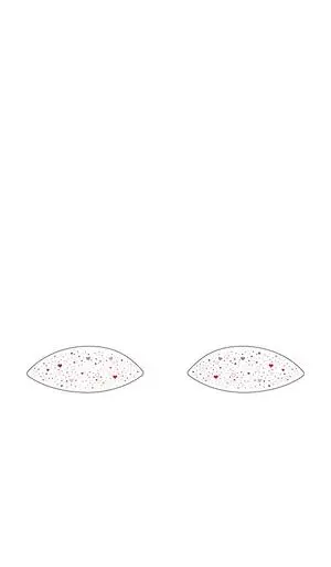 FAZIT BEAUTY Sweetheart Eye Speckles - Red
