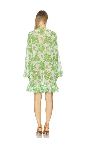 Caroline Constas Mini Charlize Coverup In Green