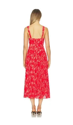 Cinq À Sept Botanical Floral Pascual Dress - Bisou Multi
