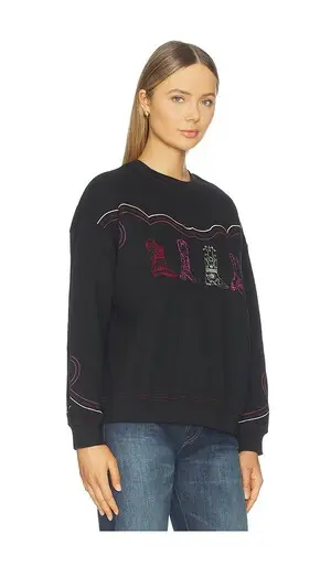 NEVER FULLY DRESSED Cowboy Boot Sweatshirt
