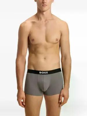 BOSS Logo-waistband Boxers - Black