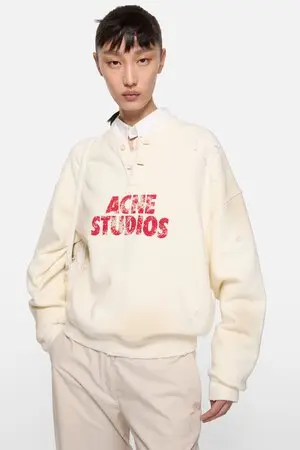 Acne Studios Fleece Logo Sweatshirt