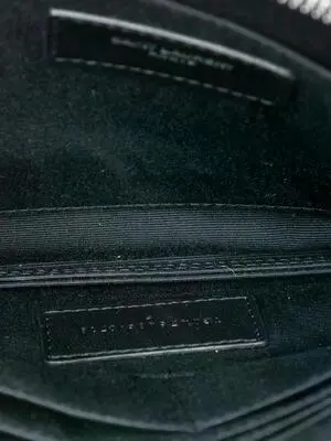 Saint Laurent 2018 Croc Embossed Leather Clutch Bag