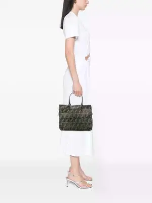 Fendi Zucca Canvas Tote Bag