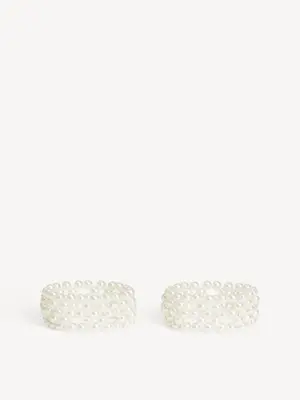 BY MALENE BIRGER Chakie Faux Pearl Cuffs