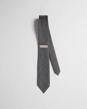 Dior Inverted Tie With Tag