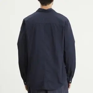 Folk Curve Shirt - Deep Navy