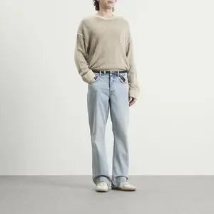 REPRESENT Lightweight Alpaca Knit Jumper - Latte