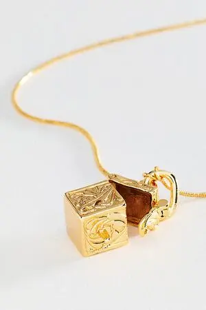 Anthropologie Parcel Pendant Necklace