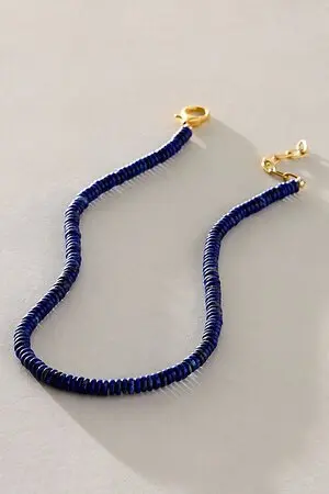 ALV Semiprecious Stone Choker Necklace - Lapis