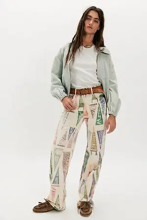 MOTHER The Maven Sneak Printed Jeans