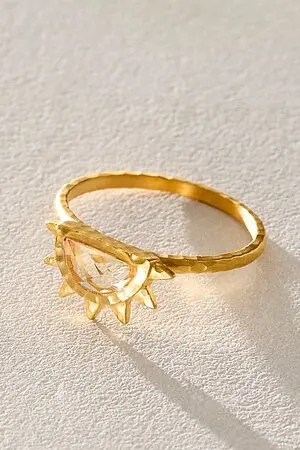 SATYA JEWELRY Satya Reclaim Joy Ring - Citrine