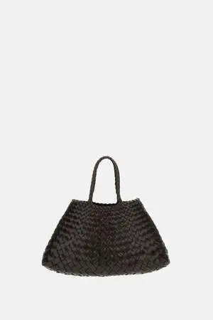 Dragon Diffusion Small Santa Croce Handwoven Basket - Brown