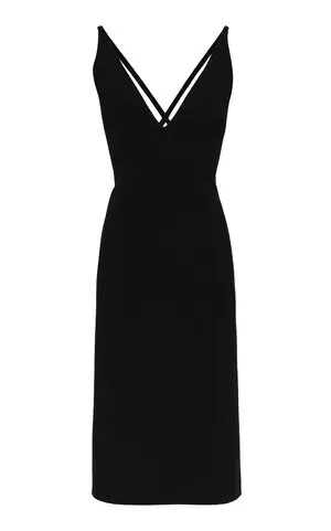 Magda Butrym Midi Wool Dress - Black
