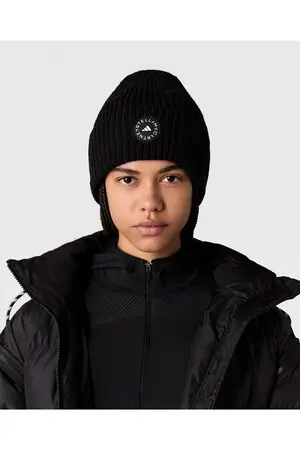 Adidas By Stella McCartney Logo Beanie - Black