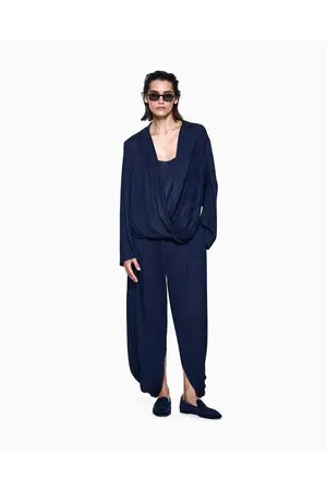 Giorgio Armani Pleated Jersey Twin-set