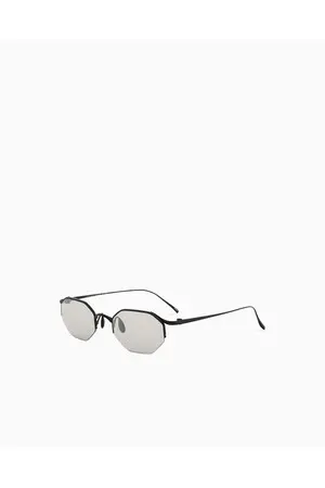 Giorgio Armani Hexagonal Sunglasses - Black