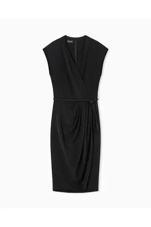 Giorgio Armani Button Detailed Cocktail Dresses