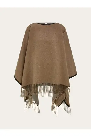 FERRAGAMO Cashmere Cape - Natural