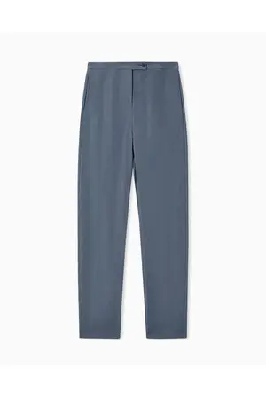 Emporio Armani Washed Modal Twill Trousers