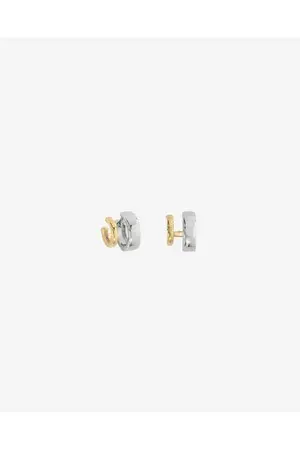 Splendid Katerina Double Two Toned Earrings - Gold