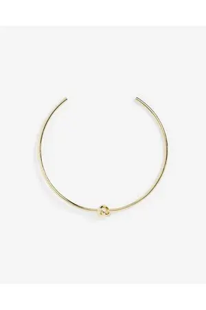 Splendid Shashi Knot Necklace Cuff - Gold
