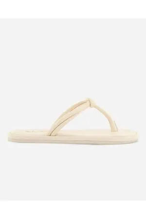 Splendid Leather Thong Sandals - Natural
