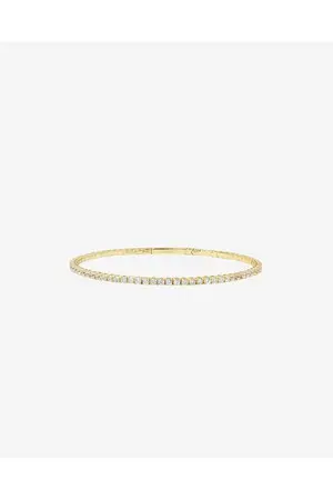 Splendid Shashi Bianca Flexi Bangle Bracelet - Gold