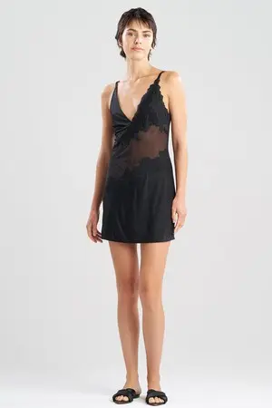 Natori Gisele Mesh Applique Chemise
