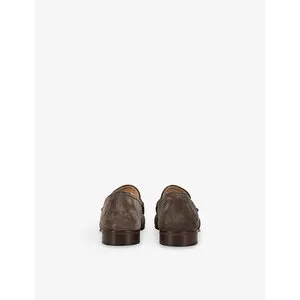 Valentino Garavani Vlogo Signature Suede Loafers - Mid Brown