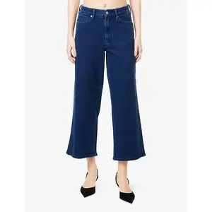 Good American Cotton-jersey Crop Palazzo Trousers