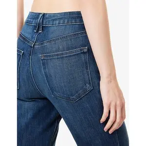 Good American Classic Bootcut Stretch-denim Jeans