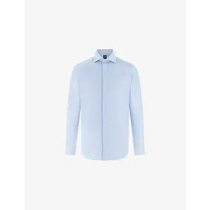 Boggi Milano Slim-fit Striped Cotton-twill Shirt