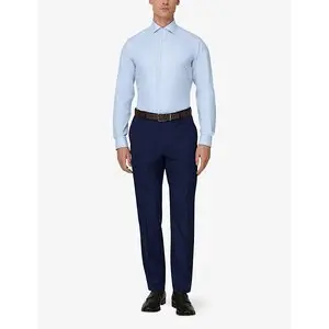 Boggi Milano Slim-fit Striped Cotton-twill Shirt