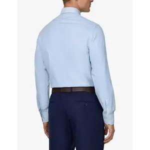 Boggi Milano Slim-fit Striped Cotton-twill Shirt