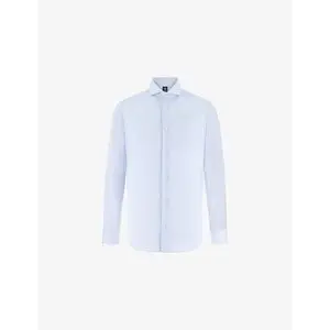 Boggi Milano Slim-fit Cotton-twill Shirt