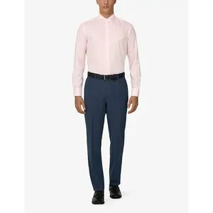 Boggi Milano Slim-fit Cotton-twill Shirt