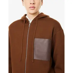 Loewe Leather Patch-pocket Wool Hoody