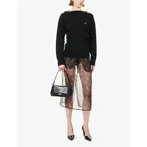 VIVIENNE WESTWOOD Hebo Long-sleeved Stretch-cotton Top