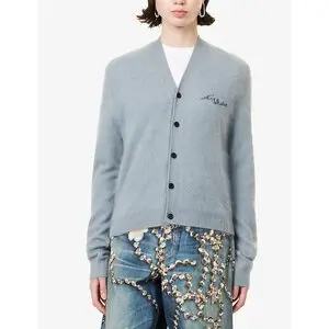 Acne Studios V-neck Brushed Cashmere Cardigan