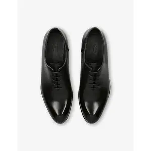 Zegna Vienne Leather Oxford Shoes