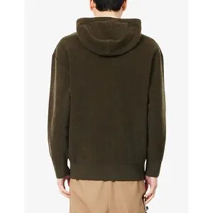 Loewe Embroidered-emblem Zip-up Wool Hoody