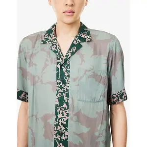 Dries Van Noten Carltone Graphic-print Woven Shirt