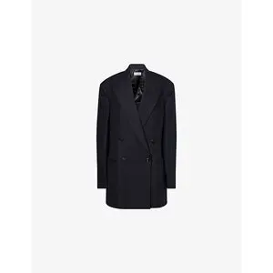 Dries Van Noten Oversized Peak-lapel Wool Blazer