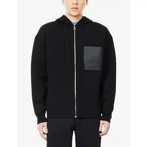 Loewe Leather Patch-pocket Wool Hoody